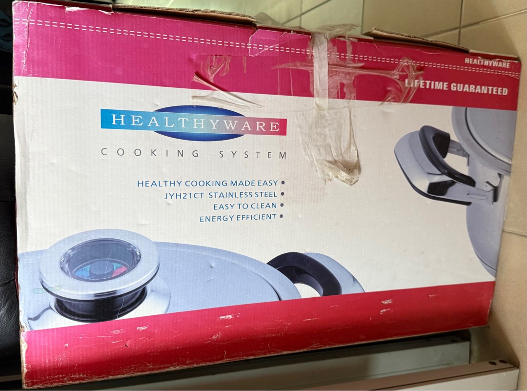 Healthyware Cooking System JYH21CT Stainless Steel, Furniture & Home ...