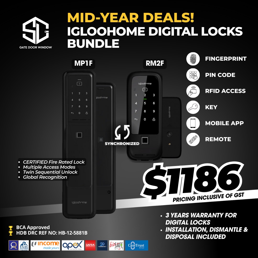 Digital Lock/ Gate Lock/ Door Lock/ Bundle/Main Gate Lock/ Main Door ...