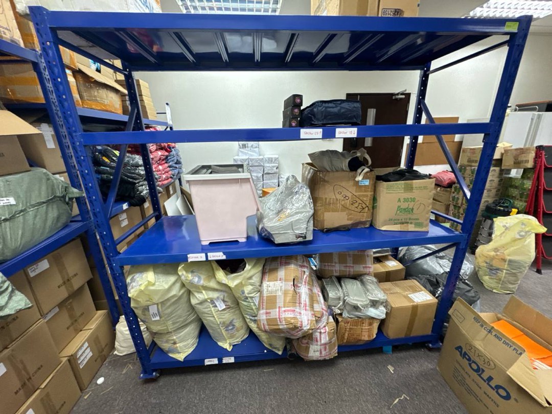 Industrial Storage Racks (with wheels) on Carousell