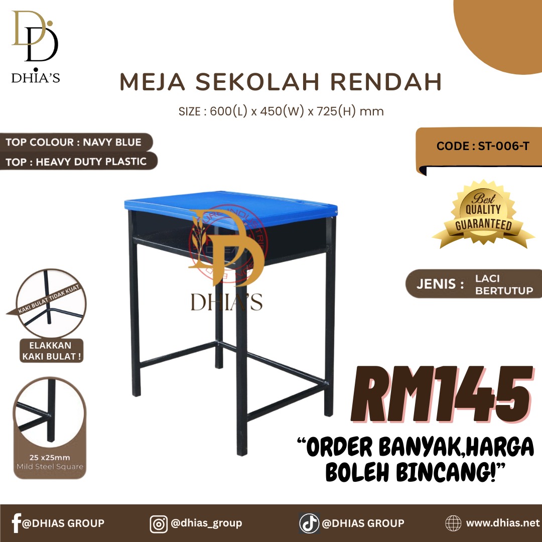 Meja Sekolah Rendah, Furniture & Home Living, Furniture, Tables & Sets ...
