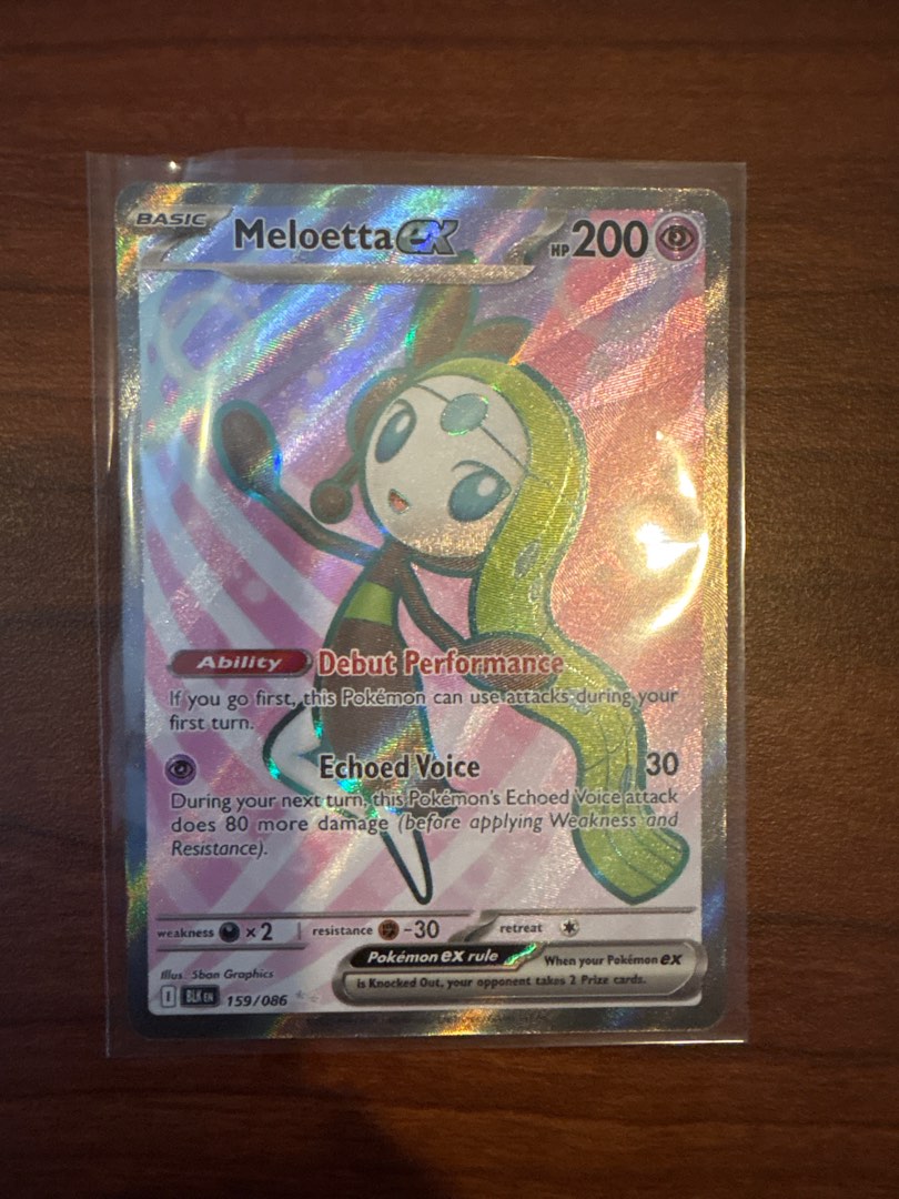 Meloetta ex 159/006 Full Art - Black Bolt ENG, Hobbies & Toys, Toys ...
