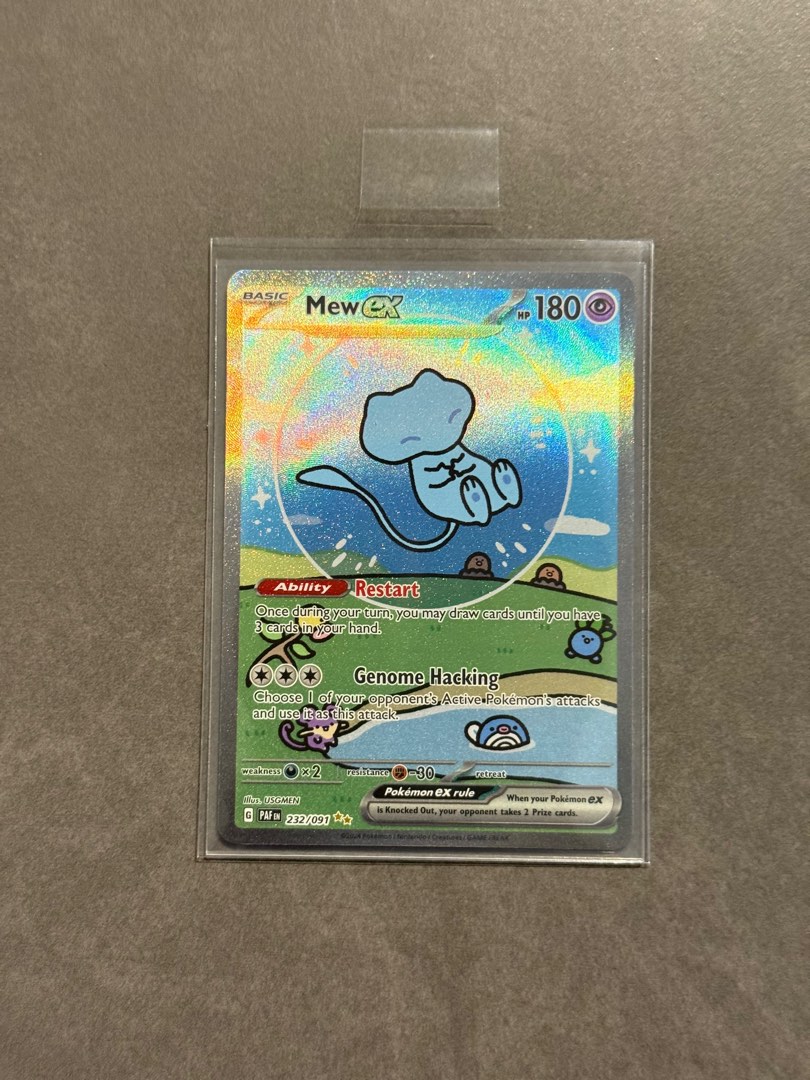 Mew ex SIR- Pokemon TCG Card bubble mew, Hobbies & Toys, Toys & Games ...