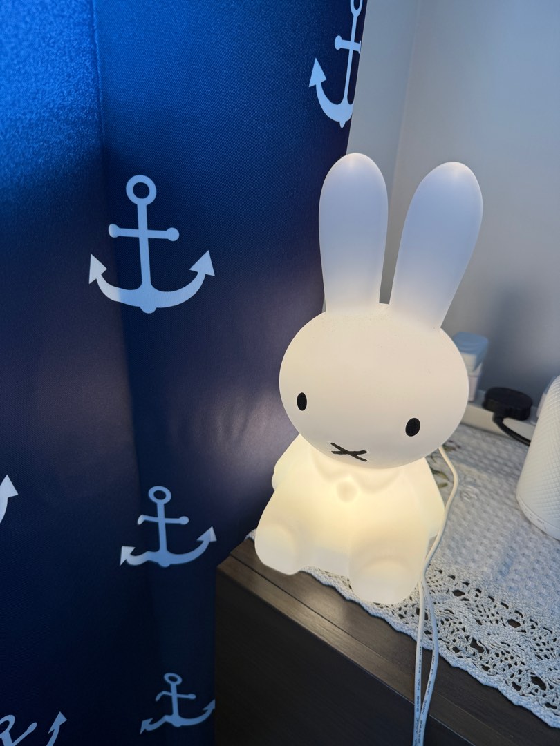 Miffy Bunny Night Light, Furniture & Home Living, Lighting & Fans ...