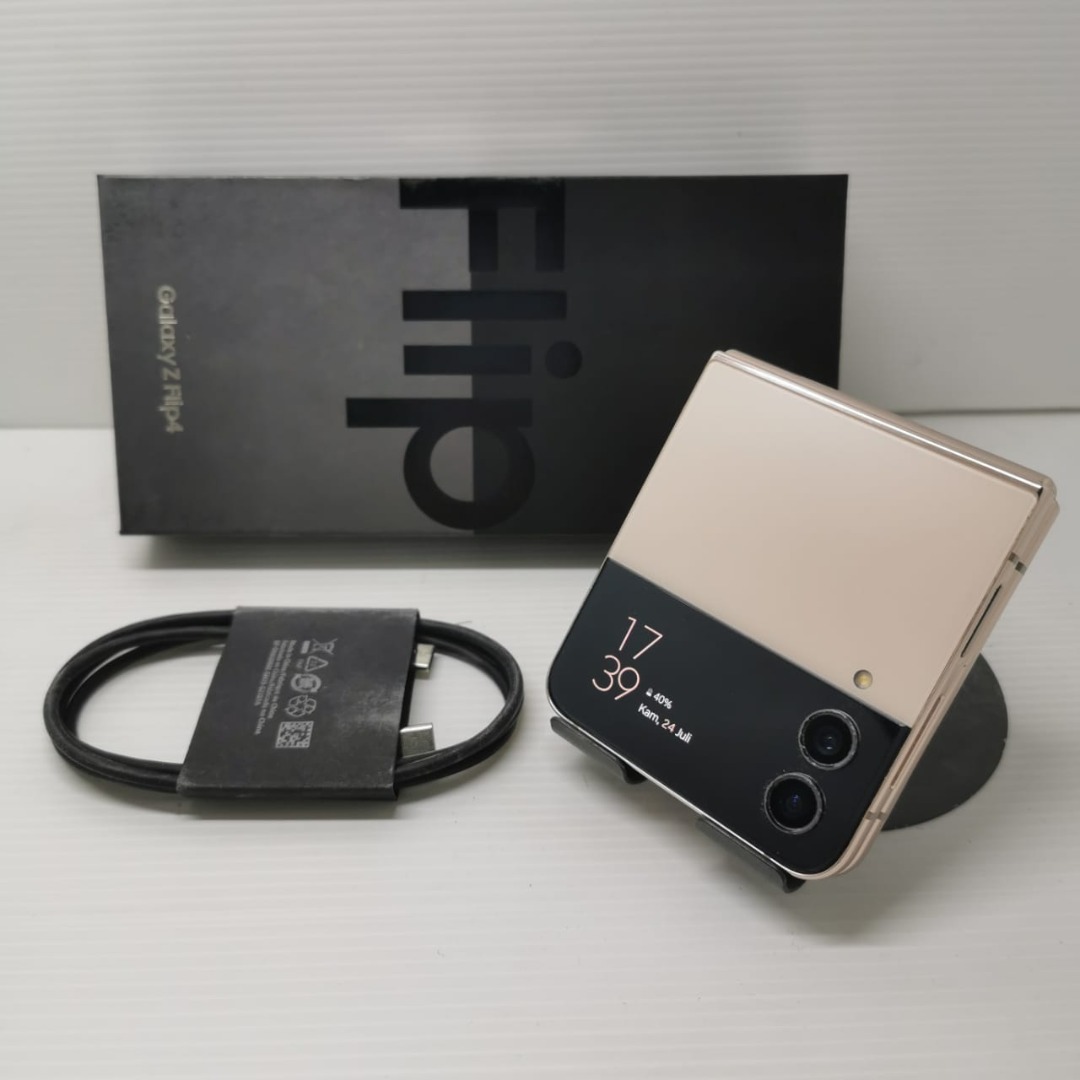 NO MINUS SAMSUNG GALAXY Z FLIP 4 5G 8/256 BEIGE FULLSET LIKE NEW ...
