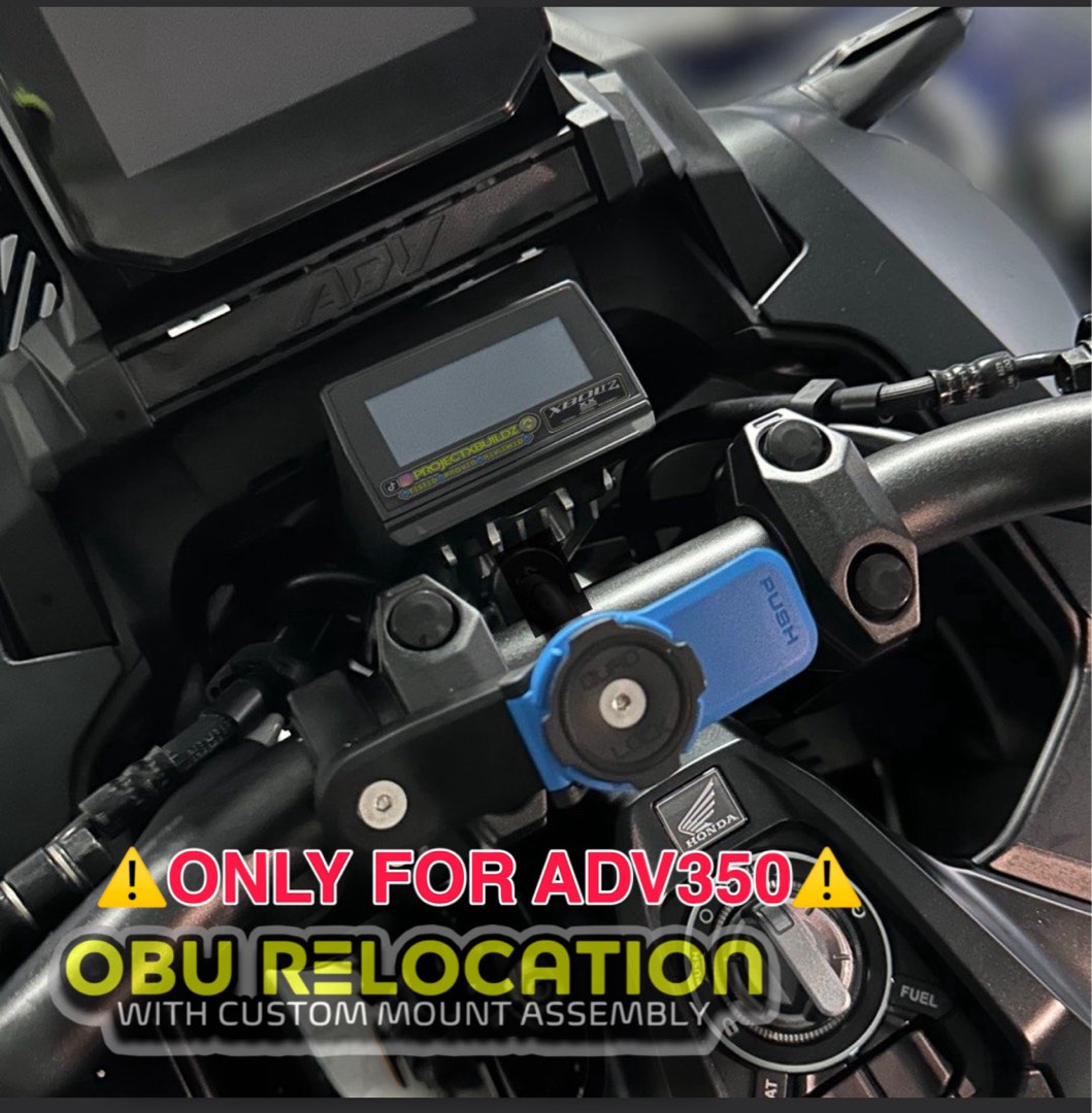 Obu Relocation - Honda Adv 350, Motorcycles, Motorcycle Accessories on ...