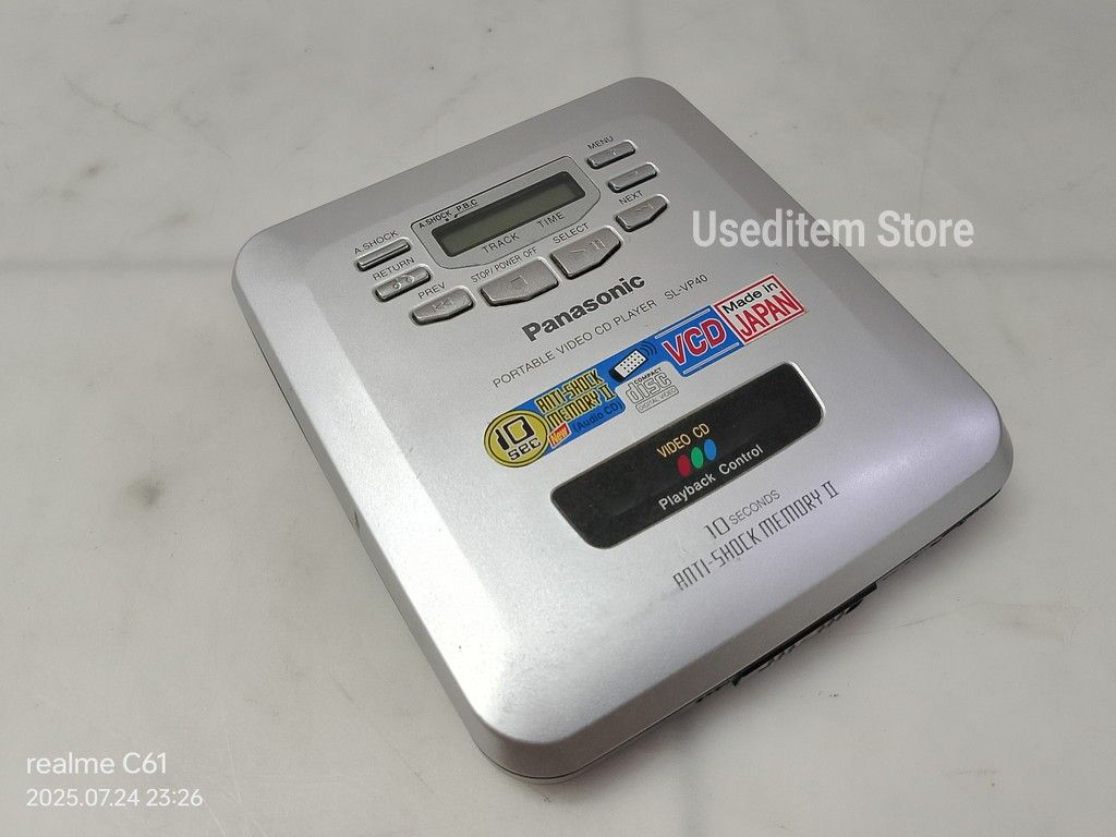 Panasonic Portable VCD CD Player, Audio, Portable Music Players on ...