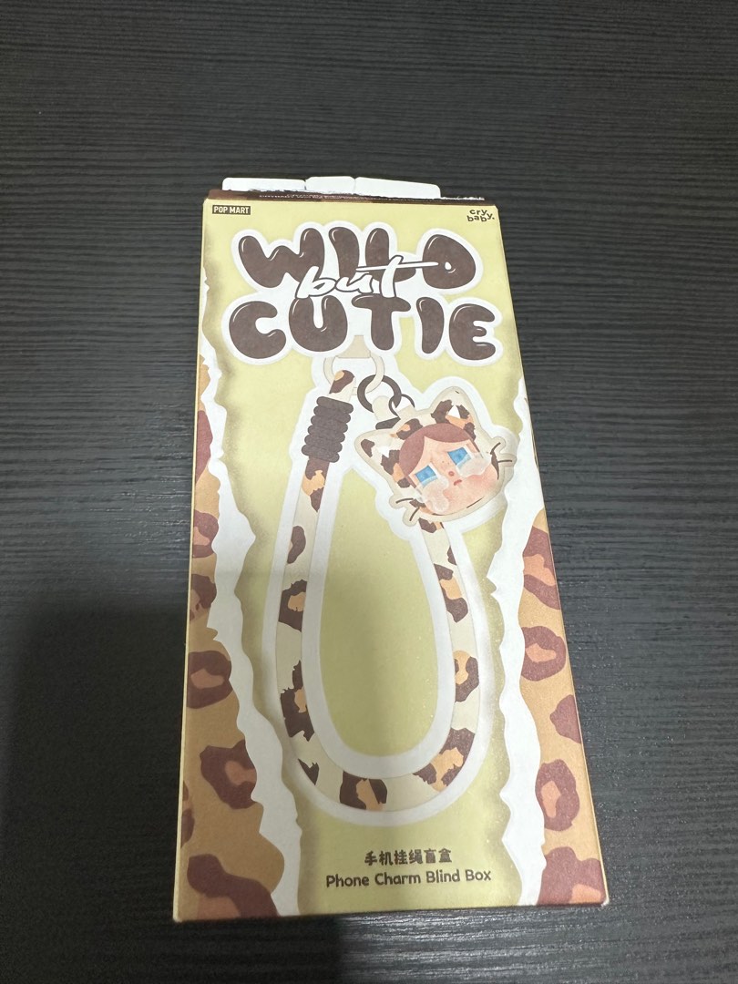 POP MART CRYBABY Wild But Cutie Phone Charm Blind Box, Hobbies & Toys ...