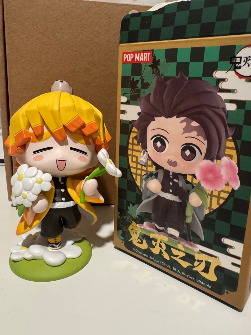 Popmart Demon Slayer - Zenitsu, Hobbies & Toys, Memorabilia ...