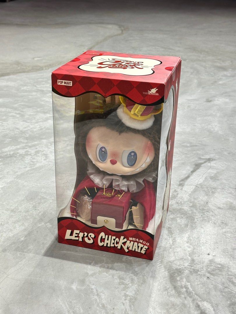 POPMART Labubu THE MONSTERS Let's Checkmate Series-Vinyl Plush Doll ...