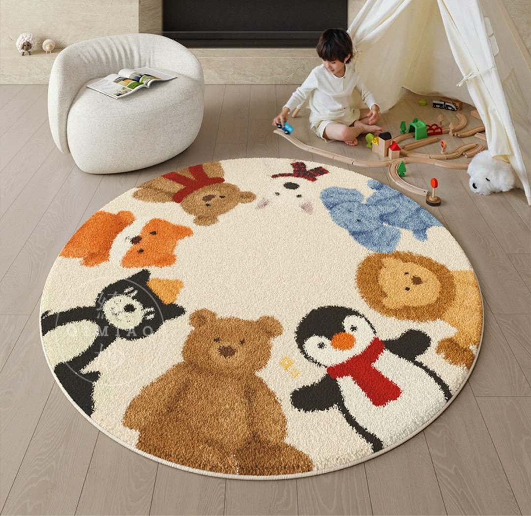 [PREORDER] jellycat round carpet mat, Furniture & Home Living, Home ...
