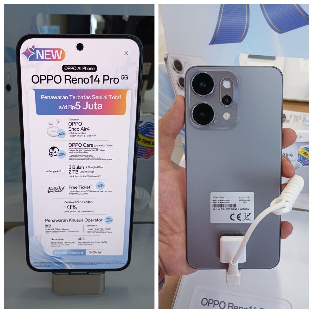 promo pre order OPPO RENO 14 PRO, Telepon Seluler & Tablet, Ponsel ...