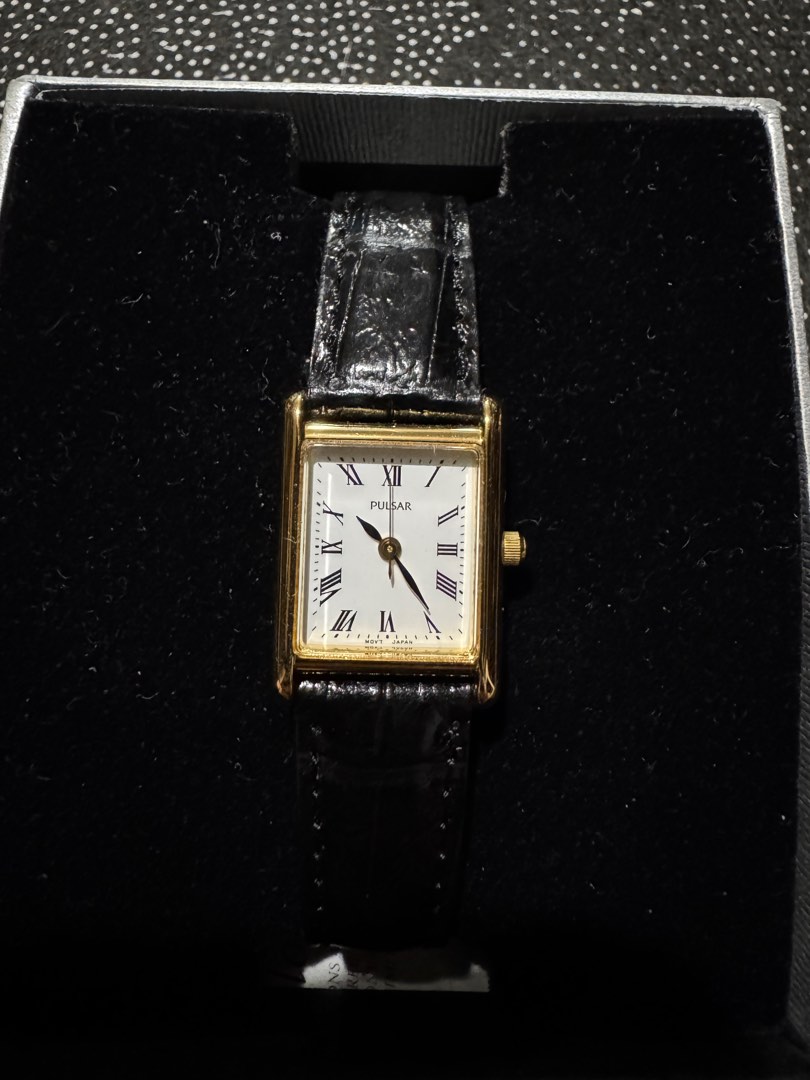 Pulsar tank quartz watch NOS, Women's Fashion, Watches & Accessories ...