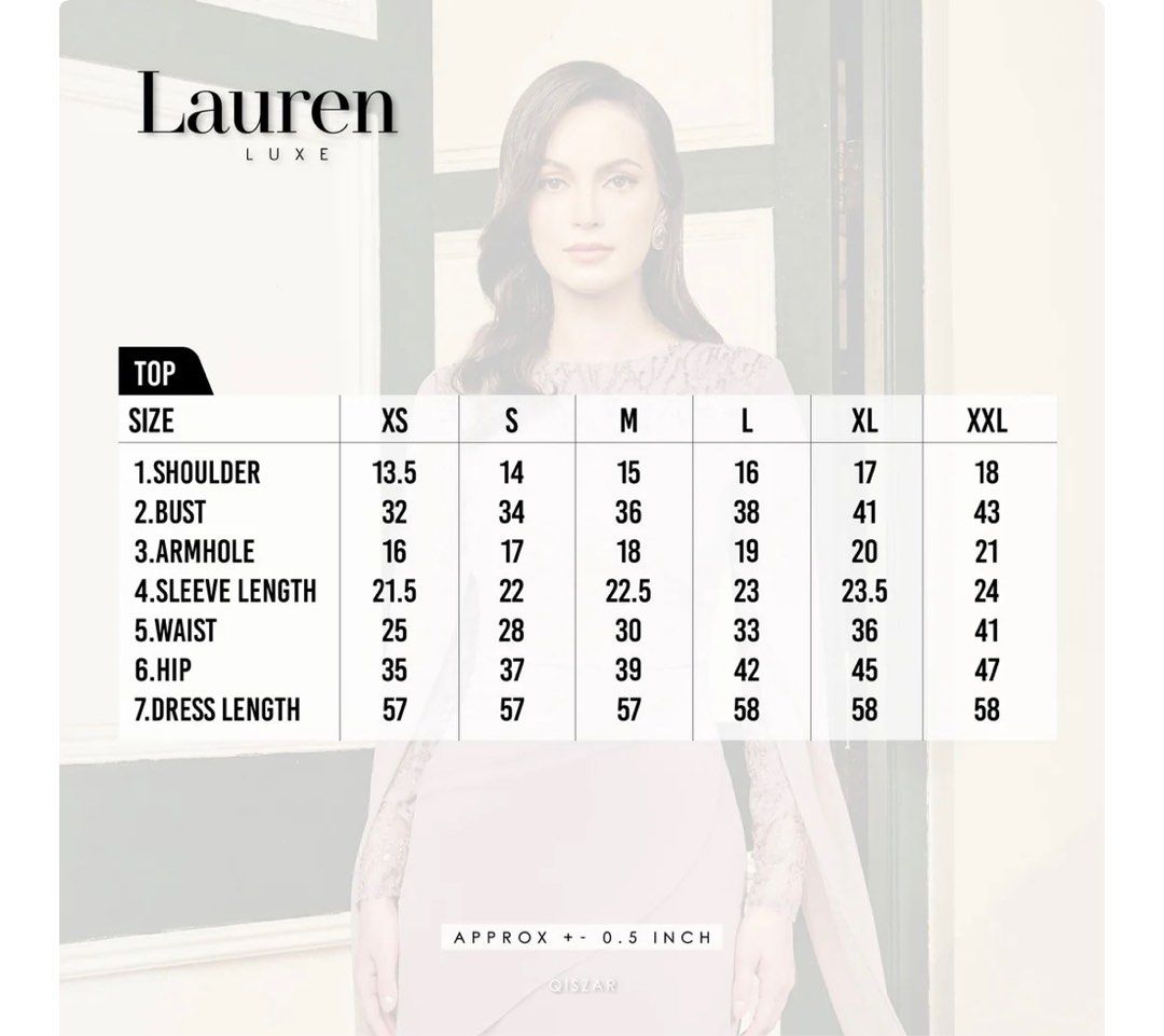 Qiszar Lauren Luxe Rich Brown, Women's Fashion, Muslimah Fashion, Baju Kurung & sets on Carousell