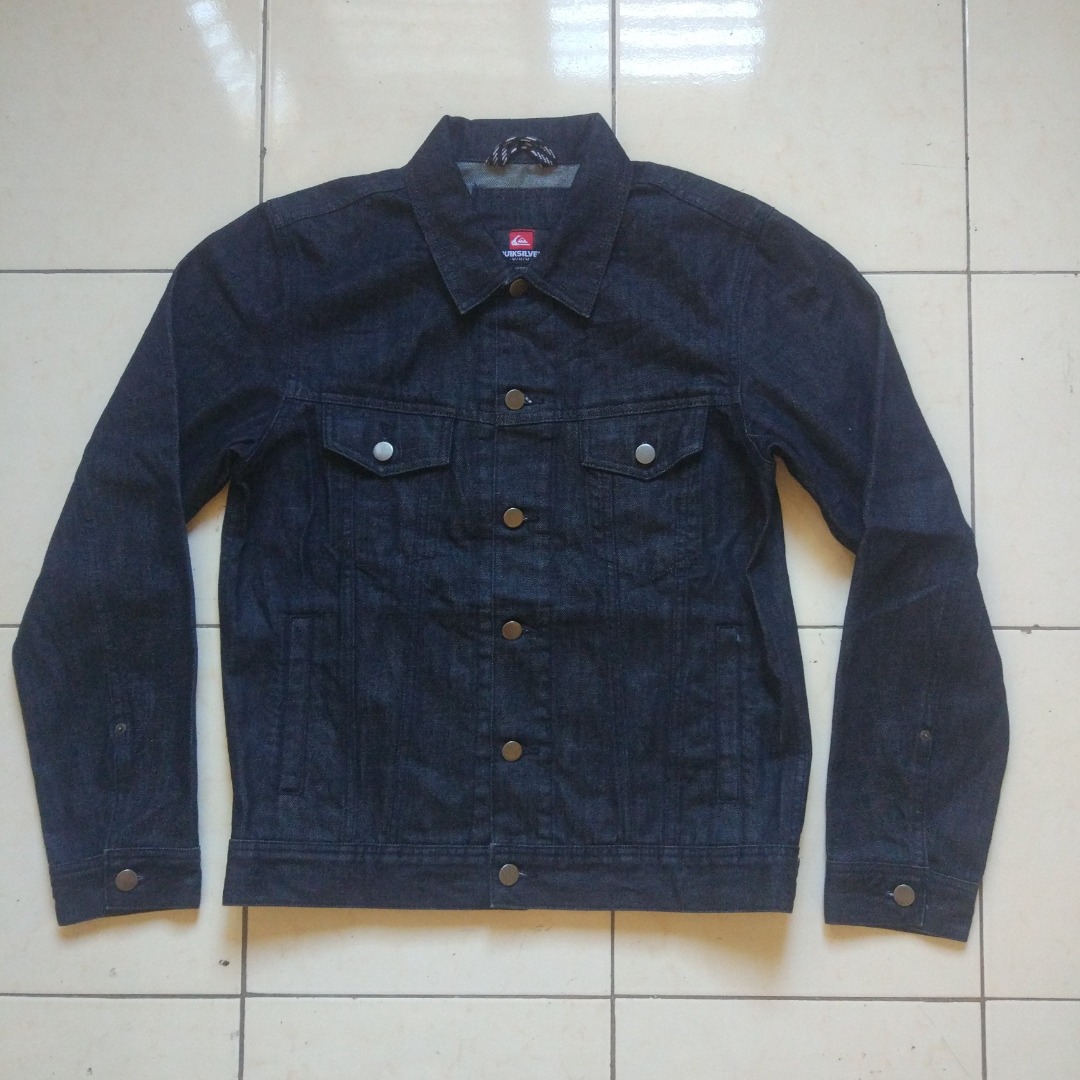 Quicksilver Denim Jacket M, Men's Fashion, Coats, Jackets and Outerwear ...