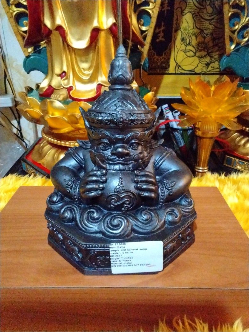 Rahu Bucha statue Buddha Buddhist Buddhism Phra holy item Thai amulet ...