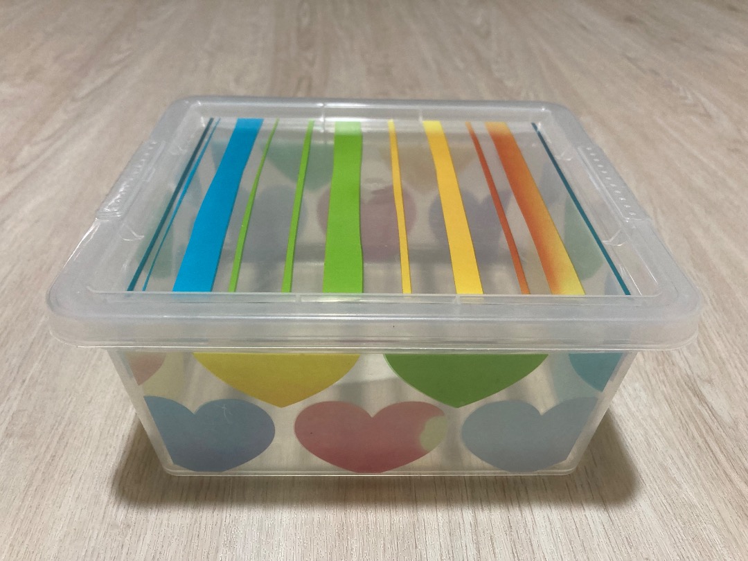 Rainbow Storage Box x 2, Furniture & Home Living, Home Improvement ...