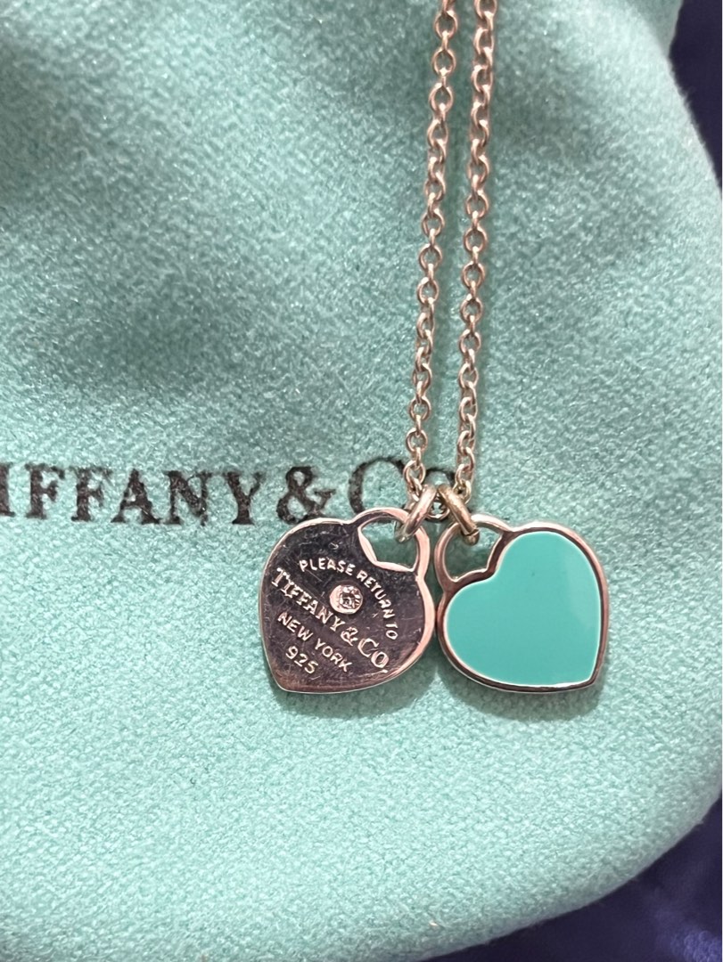 Return to Tiffany & Co. Diamond Necklace Includes Pouch Message me for ...