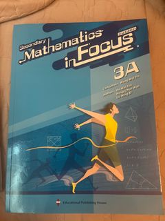 Secondary mathematics in focus 3A, 興趣及遊戲, 書本 & 文具, 教科書 - Carousell