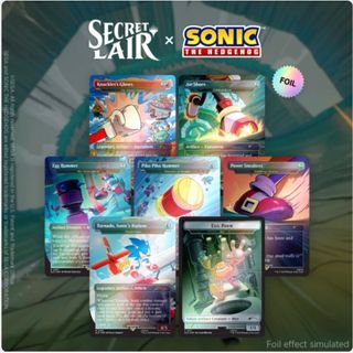 Secret Lair x Super Sonic Bundle Complete Non-Foil Edition - Unsealed ...