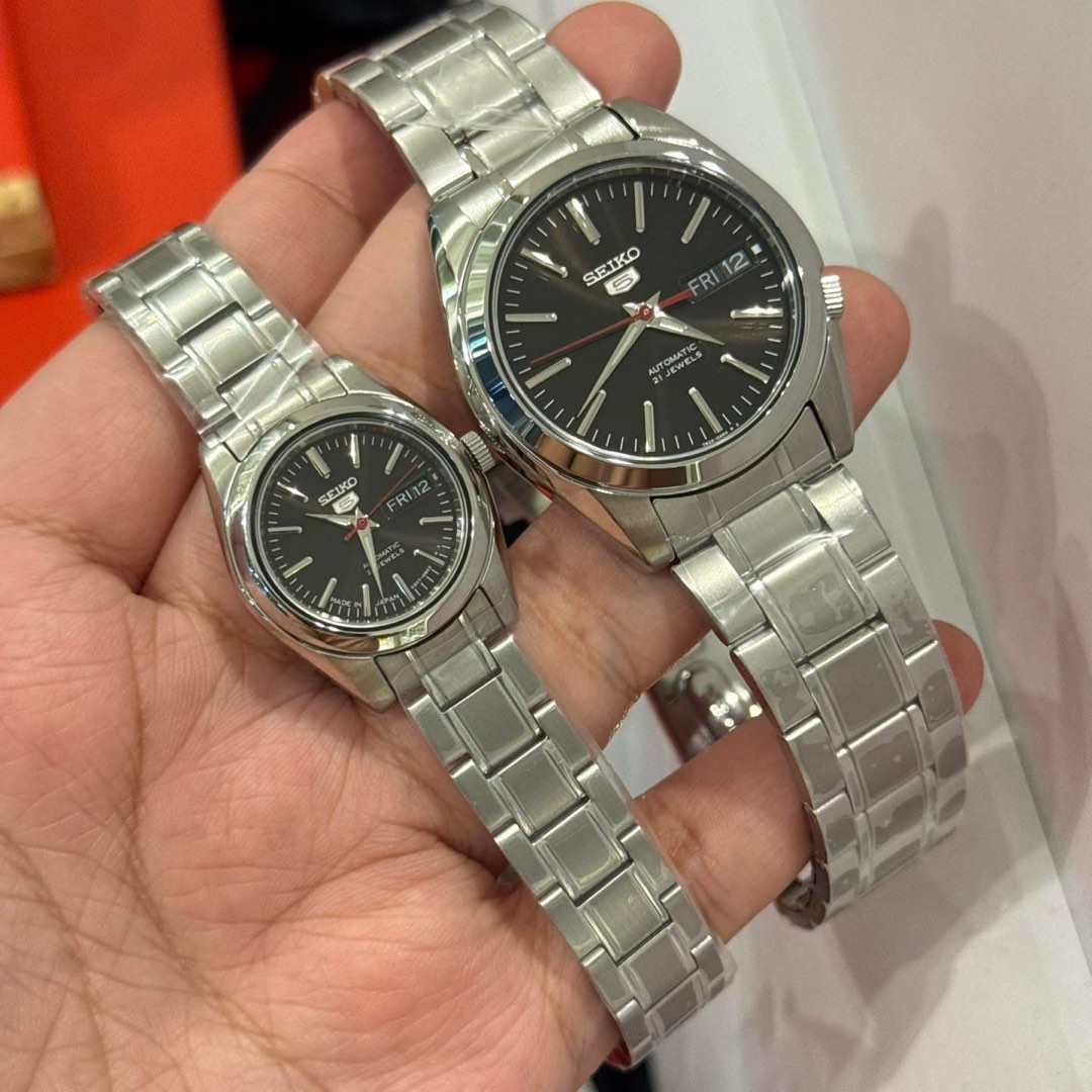 Seiko 5 couple watch, Men's Fashion, Watches & Accessories, Watches on ...