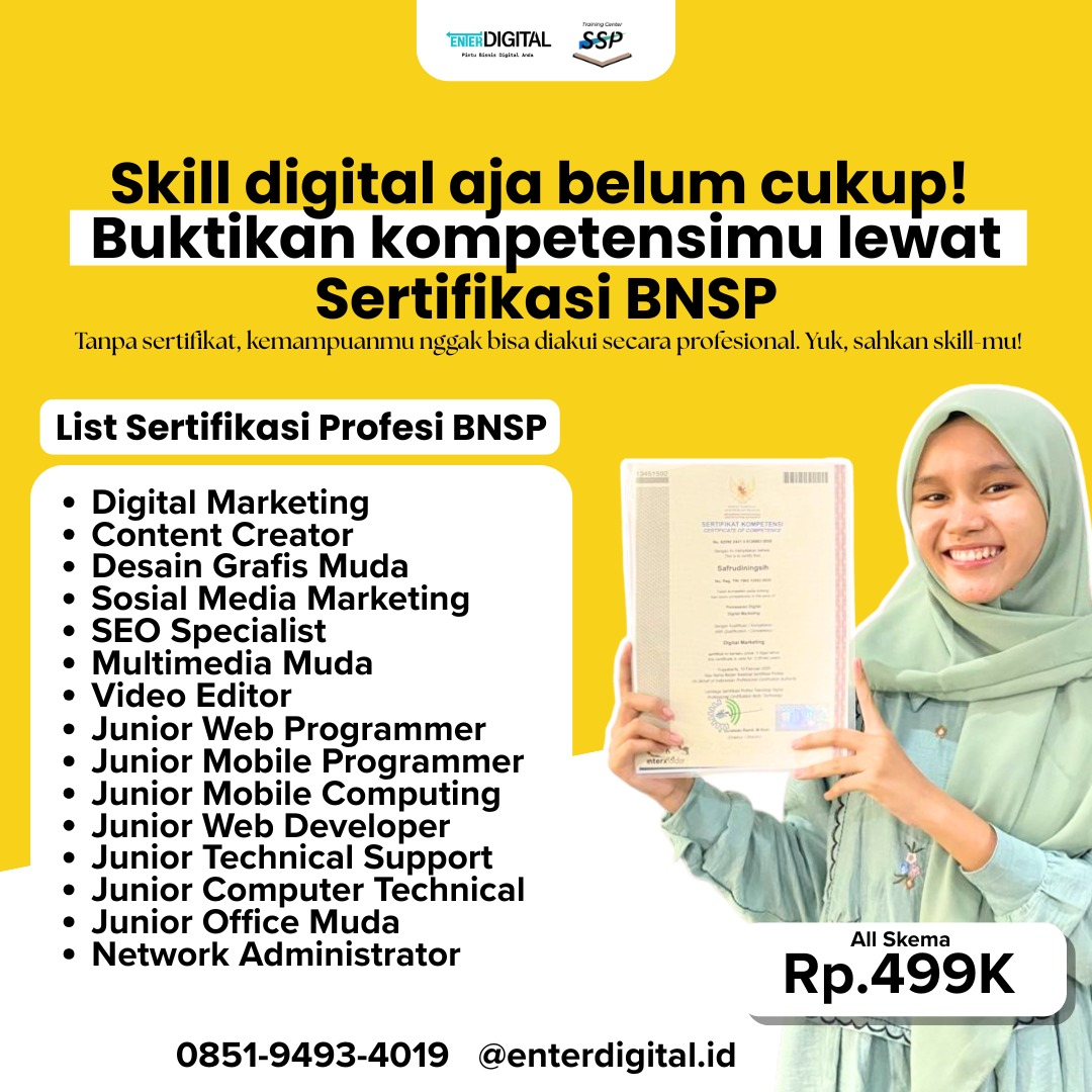 Sertifikasi Tot Level 6 Siau Tagulandang Biaro, Jasa, Lainnya di Carousell