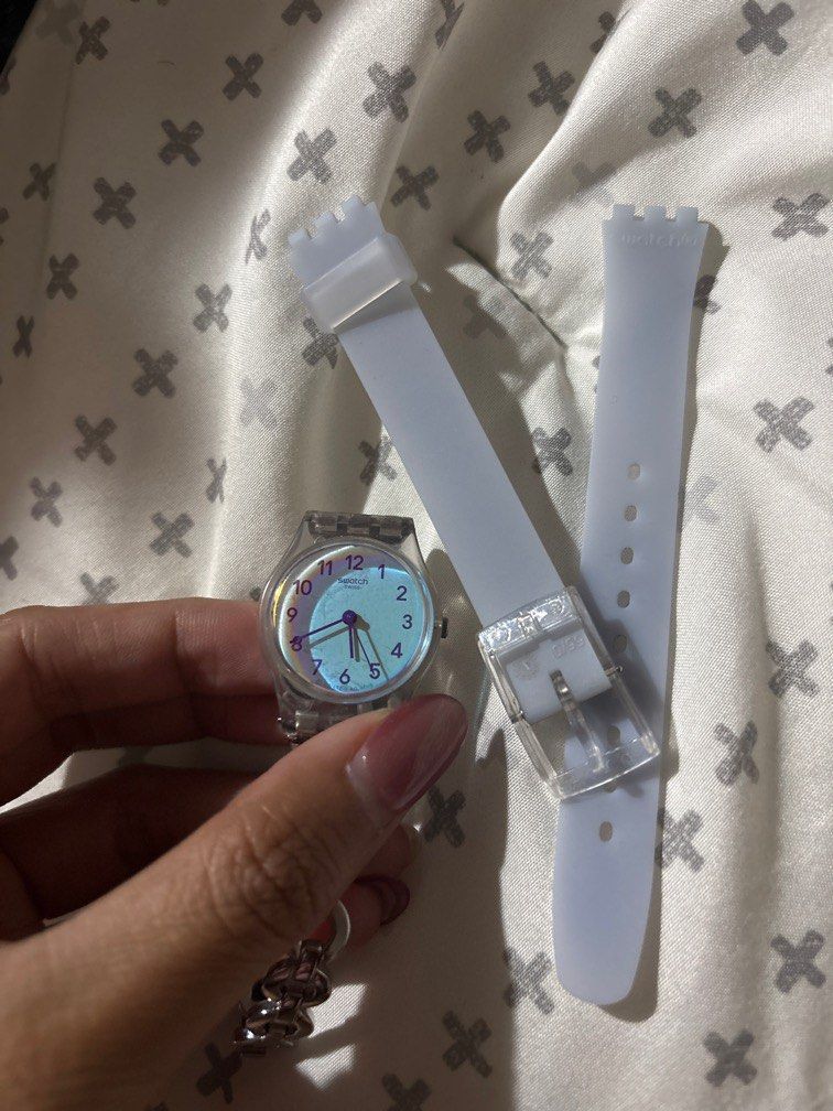 strap SWATCH SO29M702 Analog original, Fesyen Wanita, Jam Tangan di ...