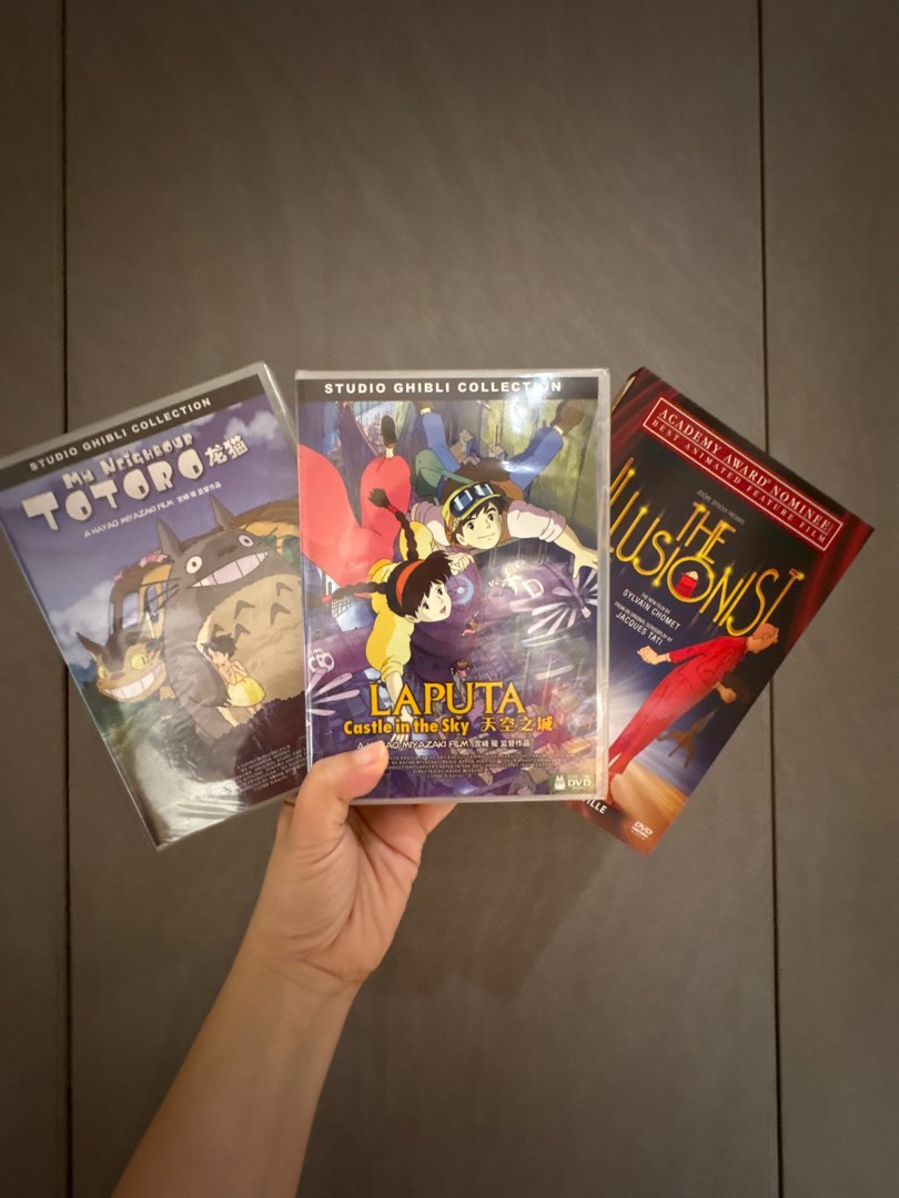 Studio Ghibli DVD Collection - Totoro, Laputa, The Illusionist, Hobbies ...