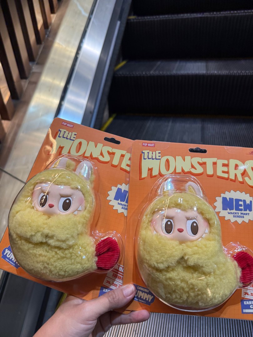 The Monsters Labubu fried shrimp earphone case, Hobbies & Toys, Toys ...