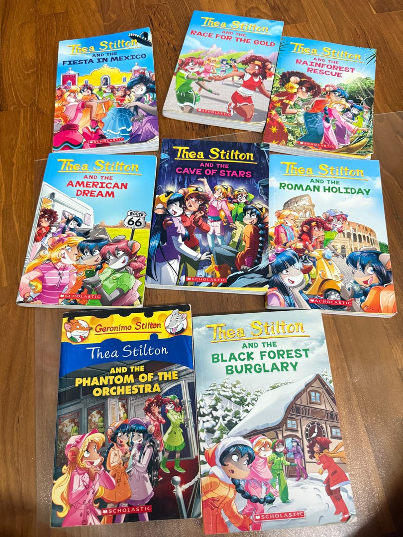 Thea Stilton Book Collection - 8 Books, Hobbies & Toys, Books ...
