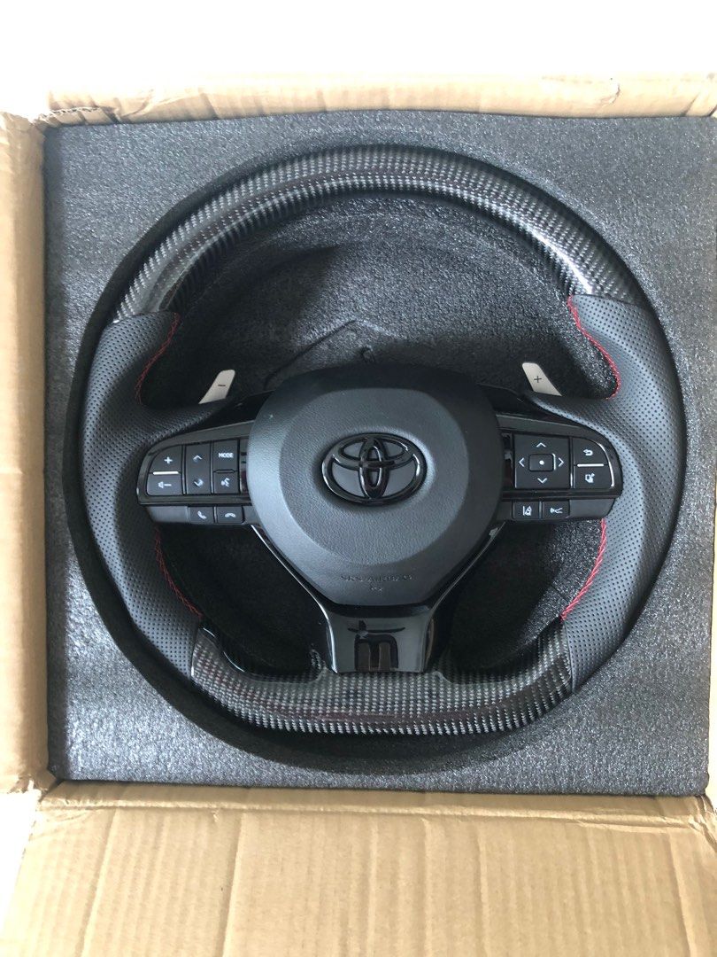 Toyota Raize. Tank. Alphard. Hiace. Estima. Vios. Carbon fiber steering ...