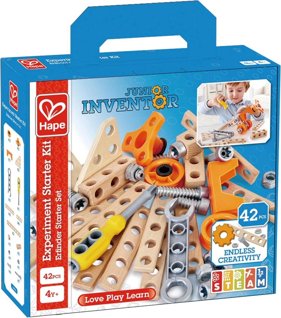 TP-HAPE E3031 Junior Inventor Experiment Starter Kit (42 Piece), Babies & Kids, Infant Playtime ...