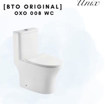 Unix OXO 008 WC Toilet Bowl, Furniture & Home Living, Bathroom ...