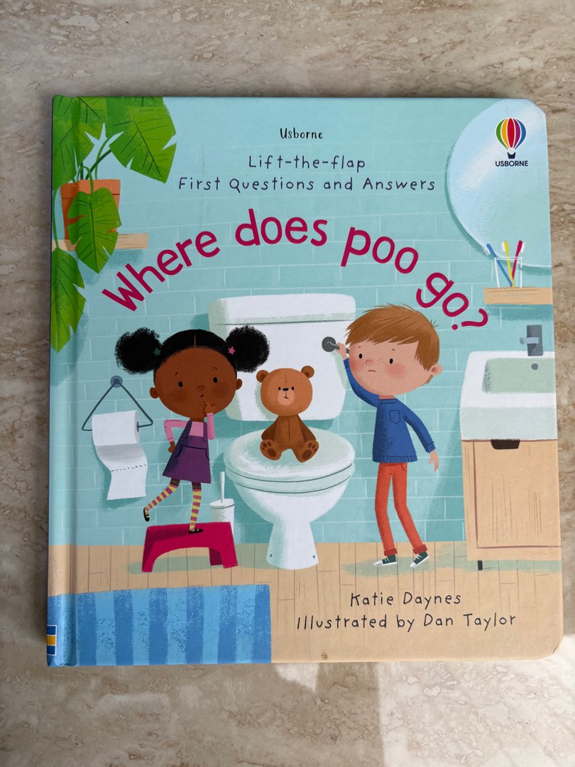 Usborne lift the flap first questions and answers where does poo goes ...