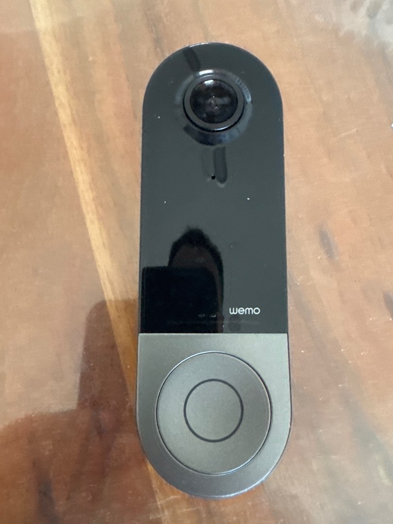 Wemo Video Doorbell, Furniture & Home Living, Security & Locks, Peephole Viewers & Doorbells on ...