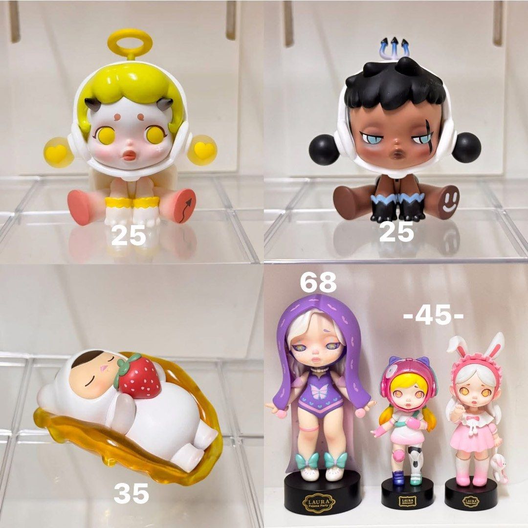 wts popmart molly skullpanda pucky ayla bunny toycity laura miniso ...