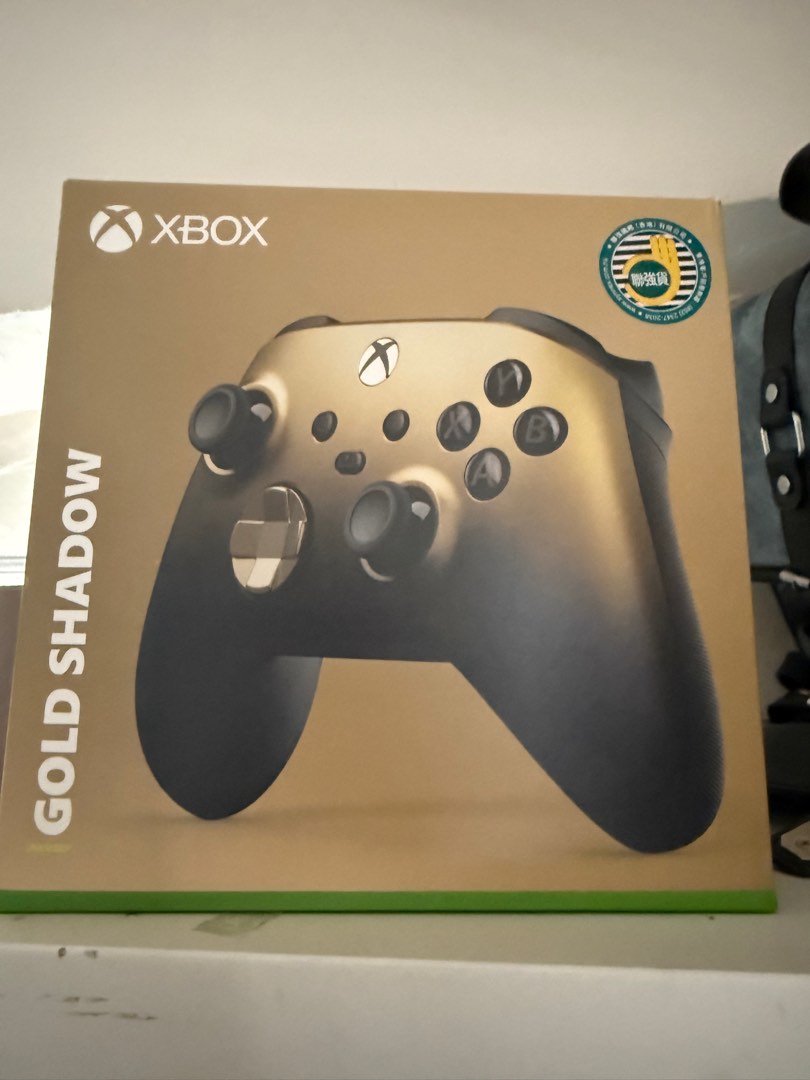 Xbox controller (Gold Shadow), 電子遊戲, 電子遊戲機, Xbox - Carousell