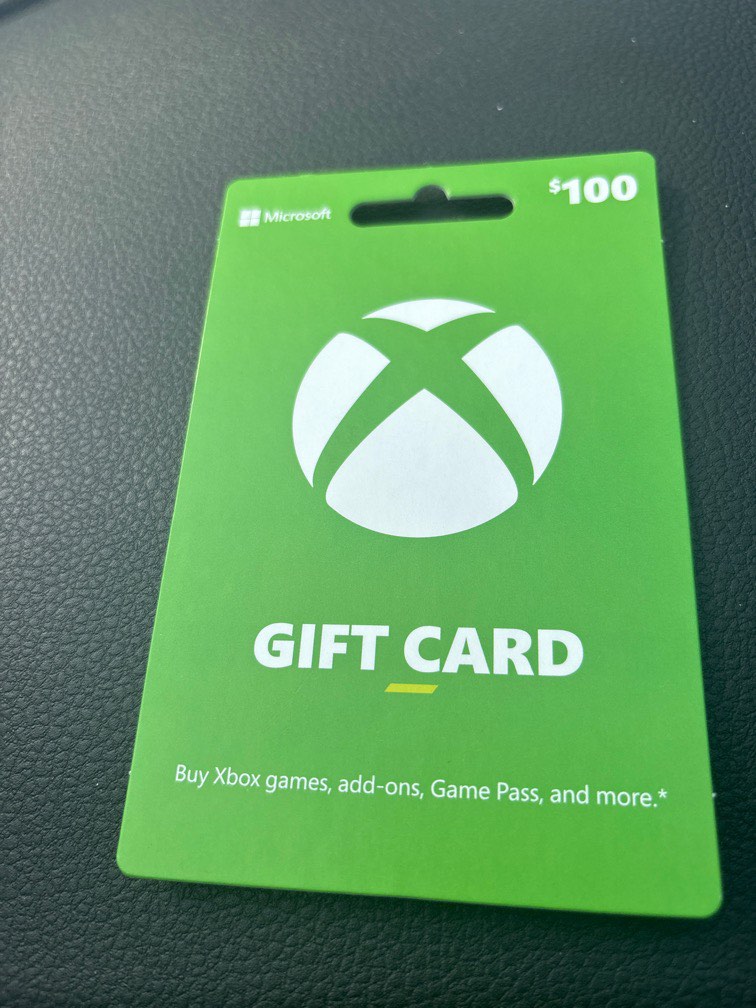 Microsoft Xbox Game Gift Card ($100 value with receipt), Video Gaming ...
