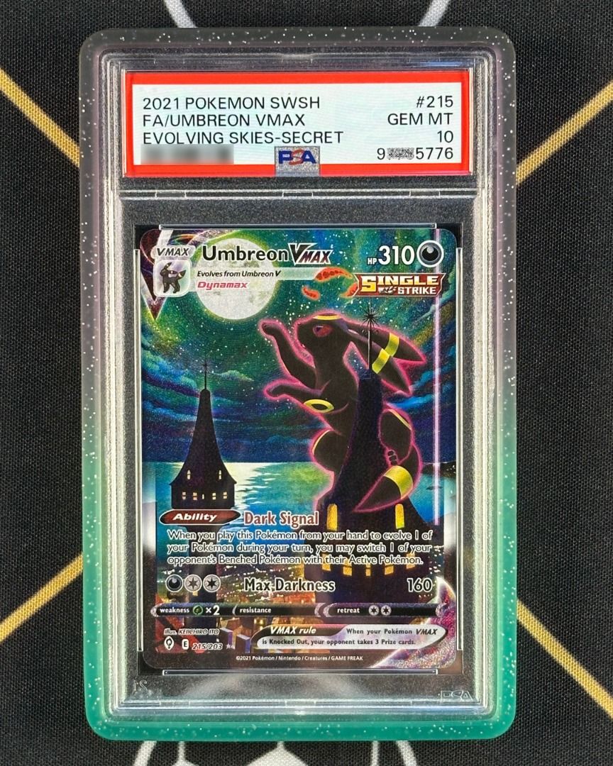 [ PSA 10 | EN ] Umbreon VMAX Moonbreon from Evolving Skies, Hobbies ...