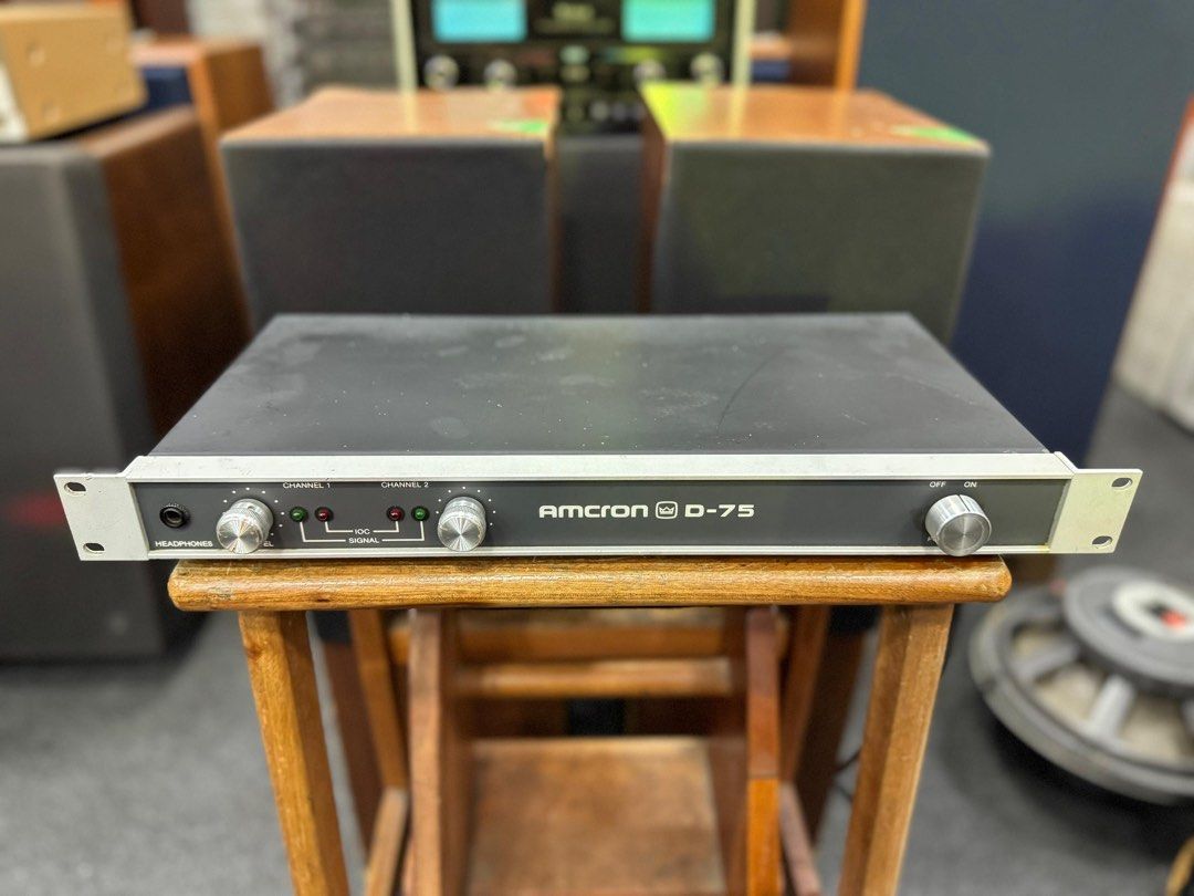 Amcron D-75 power amplifier, Audio, Soundbars, Speakers & Amplifiers on ...