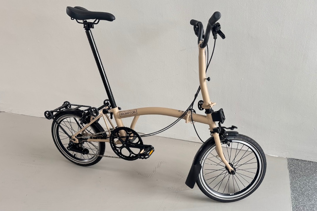 Brompton Folding Bike C Line 2-speed - Dune Sand, Sports Equipment, Bicycles & Parts, Bicycles ...