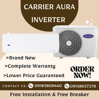 Carrier Aura Split Type Aircon Airconditioner Inverter 2hp, TV & Home ...