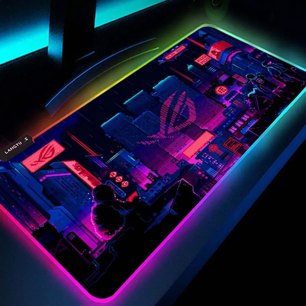 City Asus Rog Mouse Pad Rgb Backlit Mat Republic of Gamers Mouse Mat Pc ...
