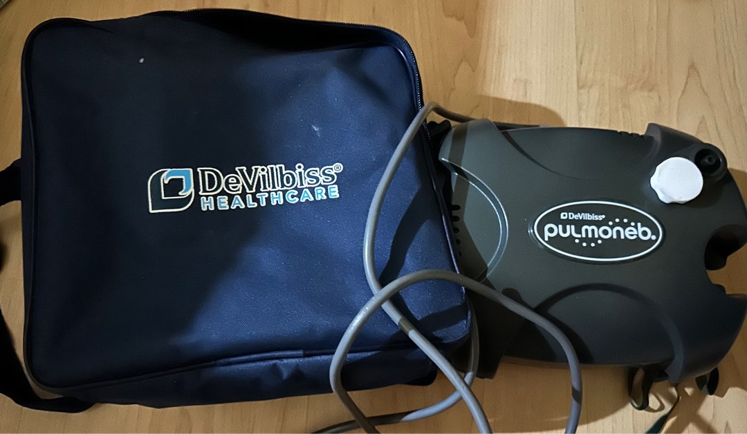 DeVilbiss PulmoNeb Nebulizer with Carrying Case, Health & Nutrition ...