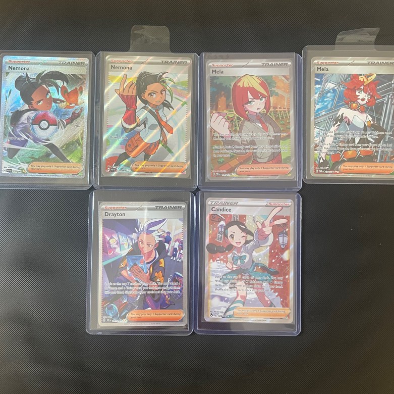 English TCG pokemon cards trainer mela nemona Drayton Candice, Hobbies ...