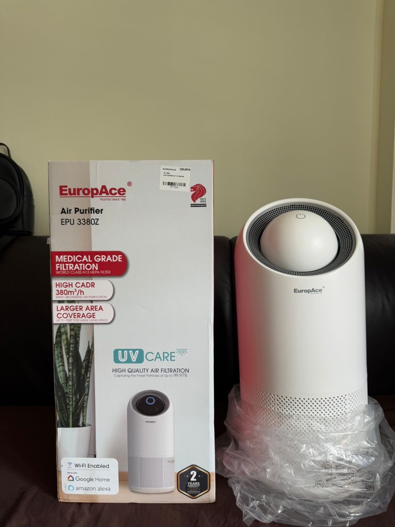 Europace Air Purifier EPU3380Z, TV & Home Appliances, Air Purifiers ...