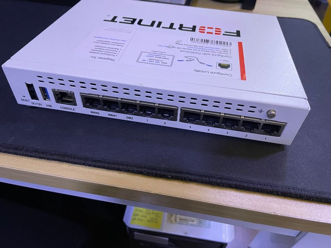 Fortigate Firewall FG-60E, 電腦＆科技, 商務用科技產品 - Carousell