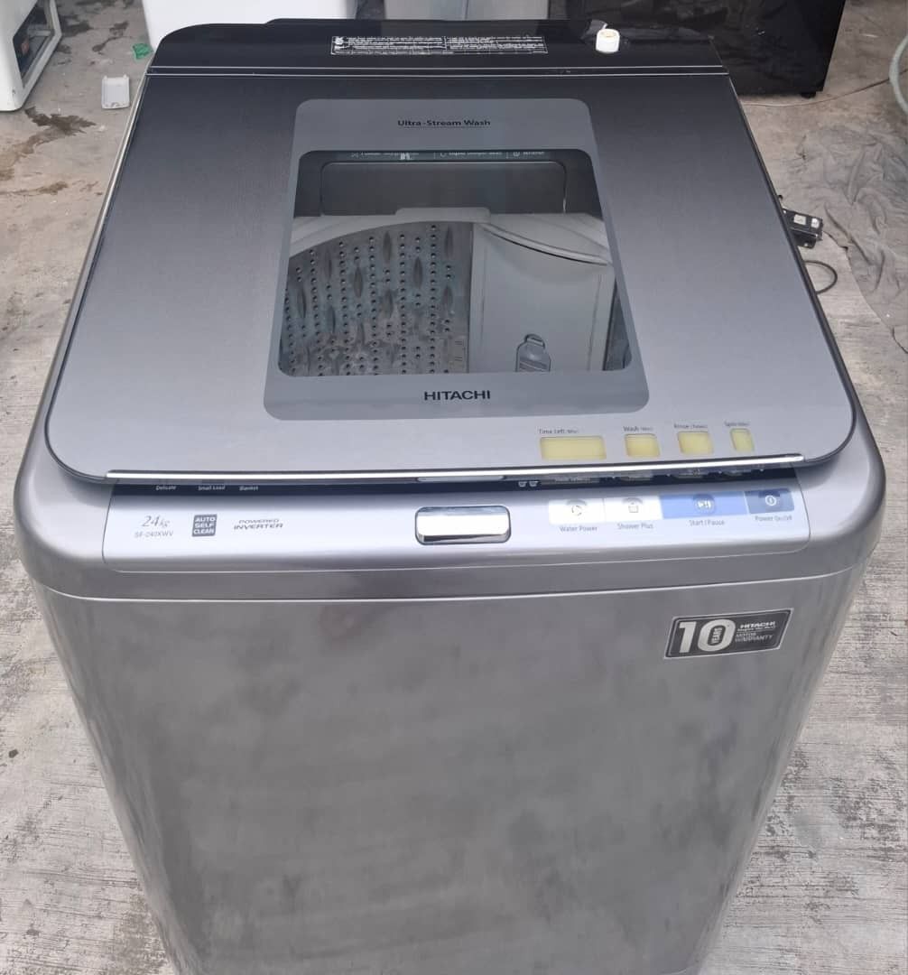 Hitachi inverter washing machine, TV & Home Appliances, Washing ...