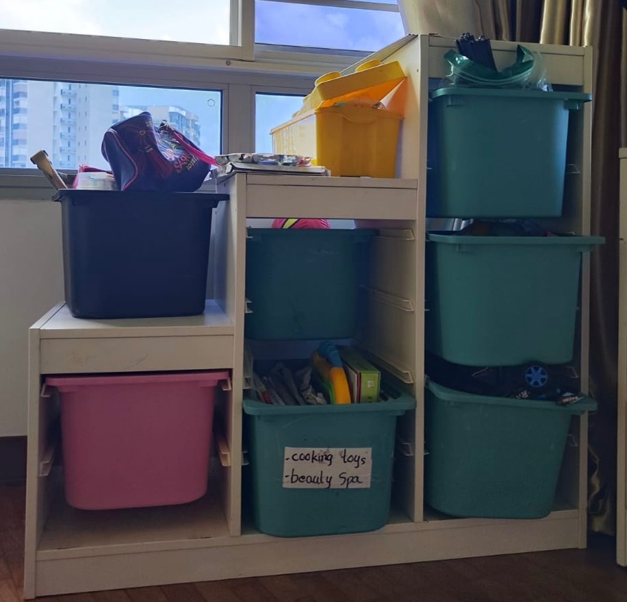 IKEA Step Storage Unit with Bins, Furniture & Home Living, Furniture ...