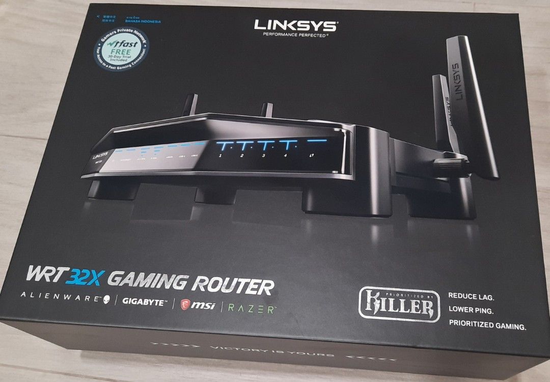 Linksys WRT32X Gaming Router, 電腦＆科技, 電腦周邊及配件, Wifi及上網相關產品 - Carousell