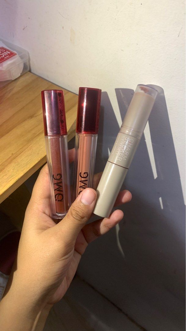 Lip Cream OMG & Madame Gie, Kesehatan & Kecantikan, Rias Wajah di Carousell